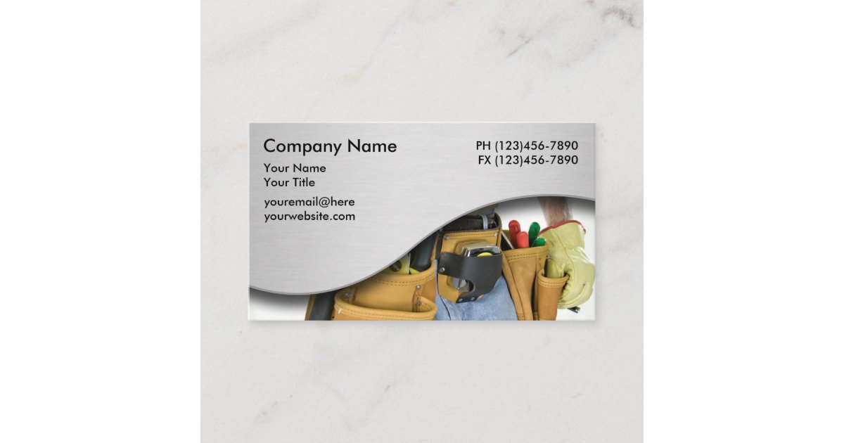 Home Handyman Design Business Card | Zazzle.com
