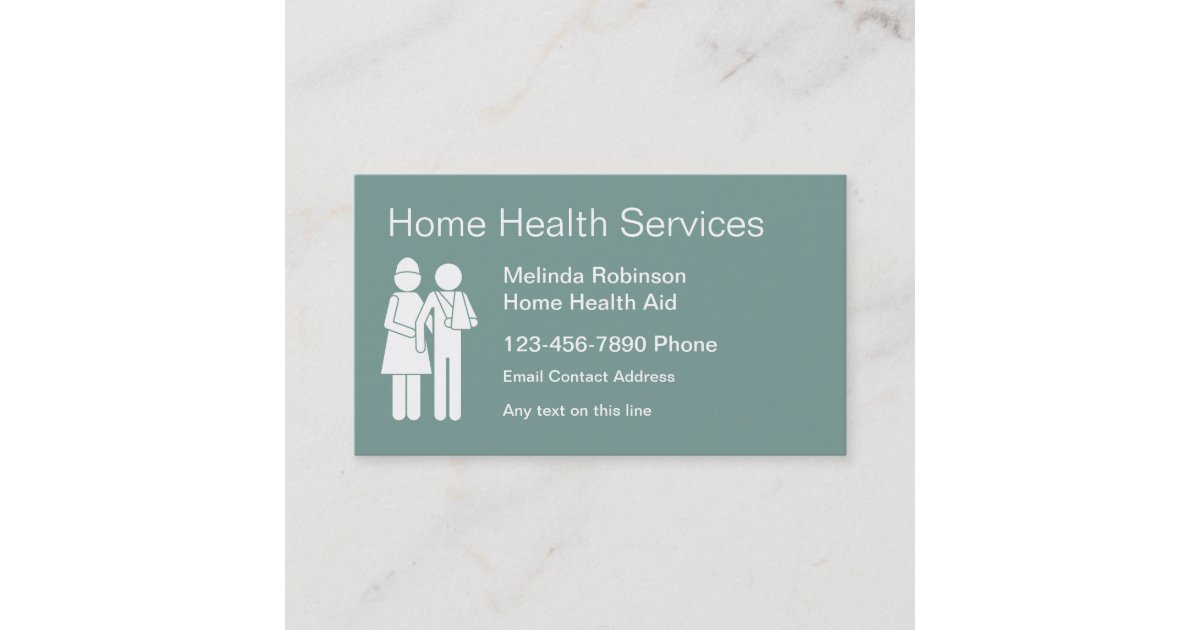 Home Health Aide Business Cards | Zazzle