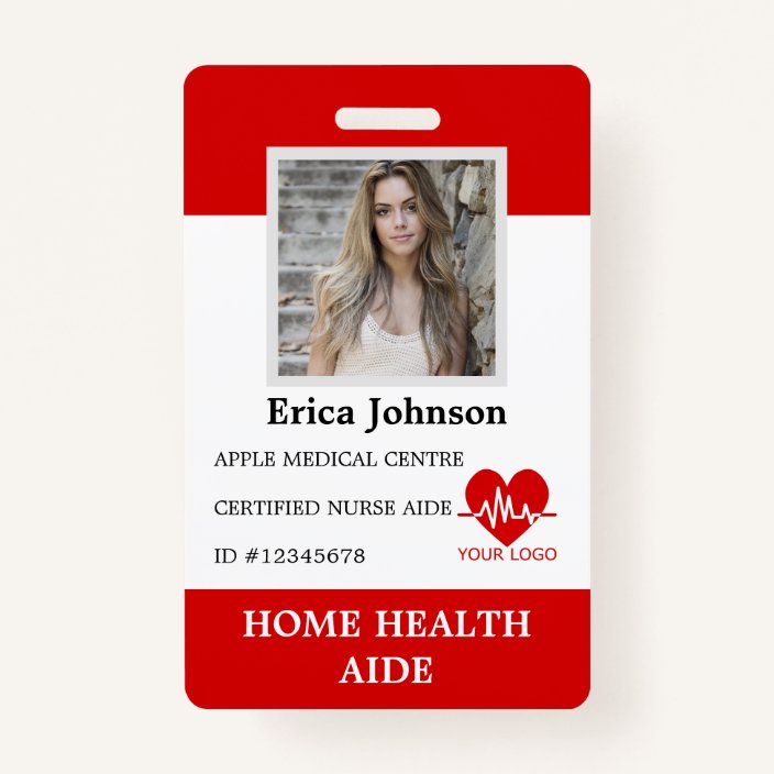 Home Health Aide Certified Nurse Aide home care Badge | Zazzle.com