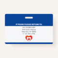 Home Health Aide | Medical Photo ID Badge | Zazzle