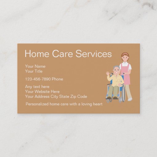 Home Health Business Cards | Zazzle