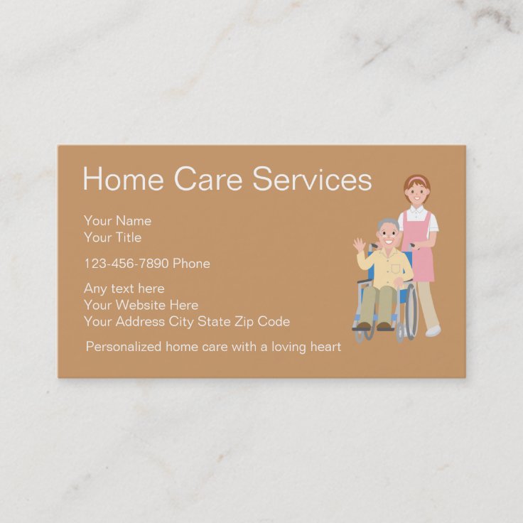 Home Health Business Cards | Zazzle