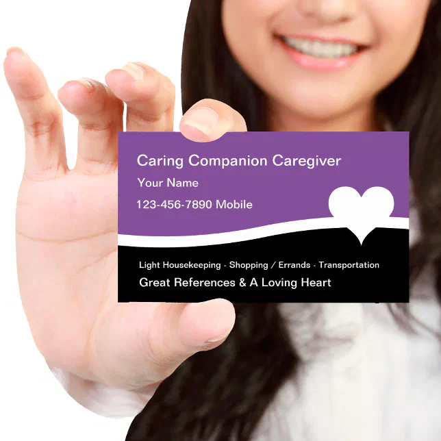 Home Health Caregiver Business Cards | Zazzle