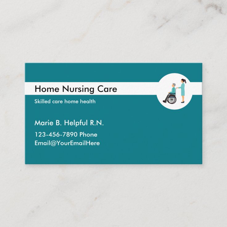 Home Health Nursing Business Card | Zazzle