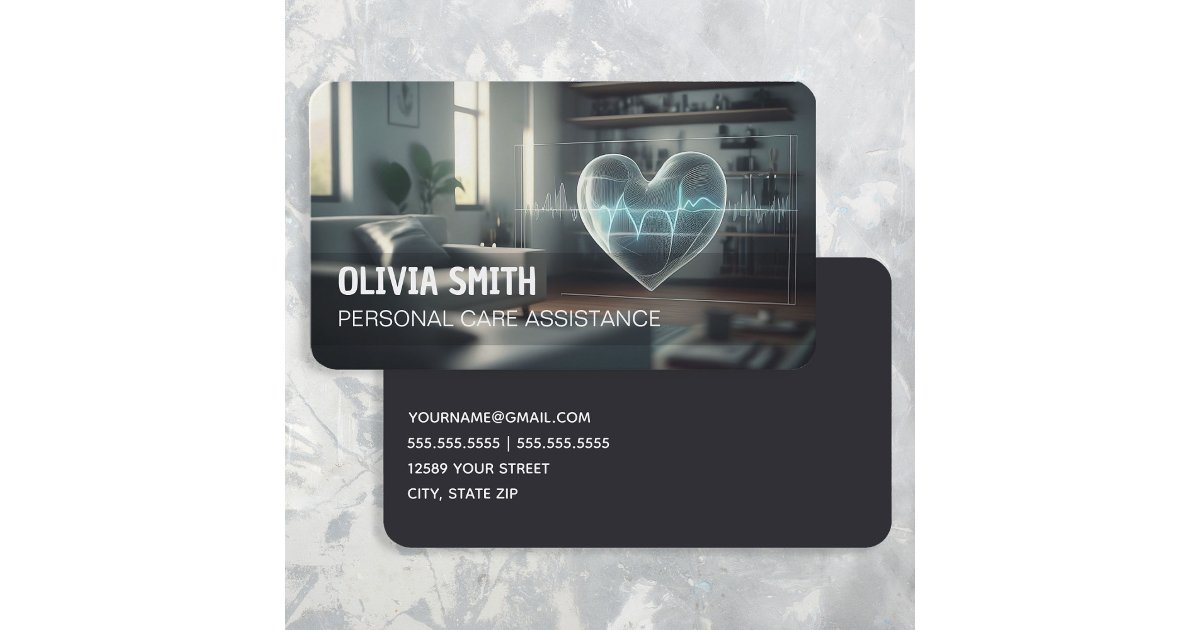 Home Health Private Nurse Business Card | Zazzle