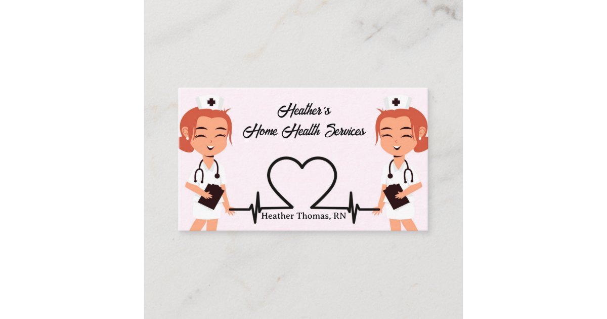 Home Health Services Business Card | Zazzle