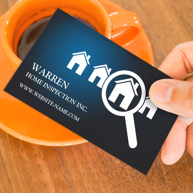Home Inspection Business Card Template | Zazzle
