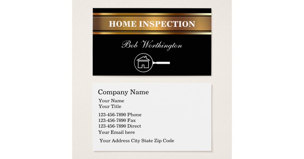 Home Inspection Business Cards | Zazzle