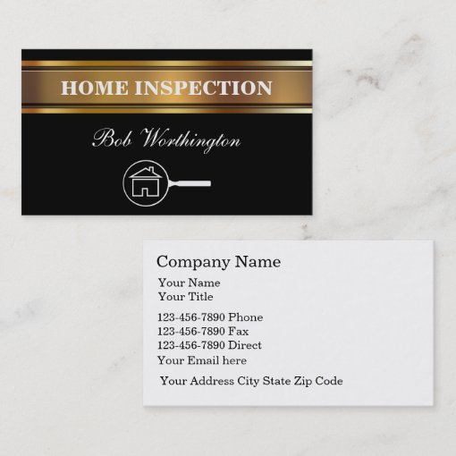 Home Inspection Business Cards | Zazzle
