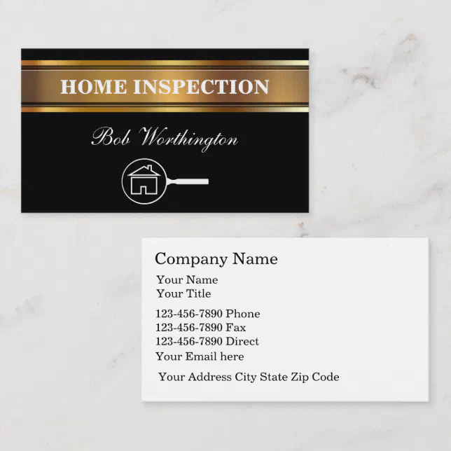 Home Inspection Business Cards | Zazzle
