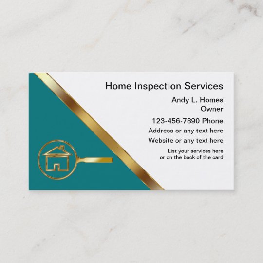 Home Inspection Business Cards | Zazzle.com