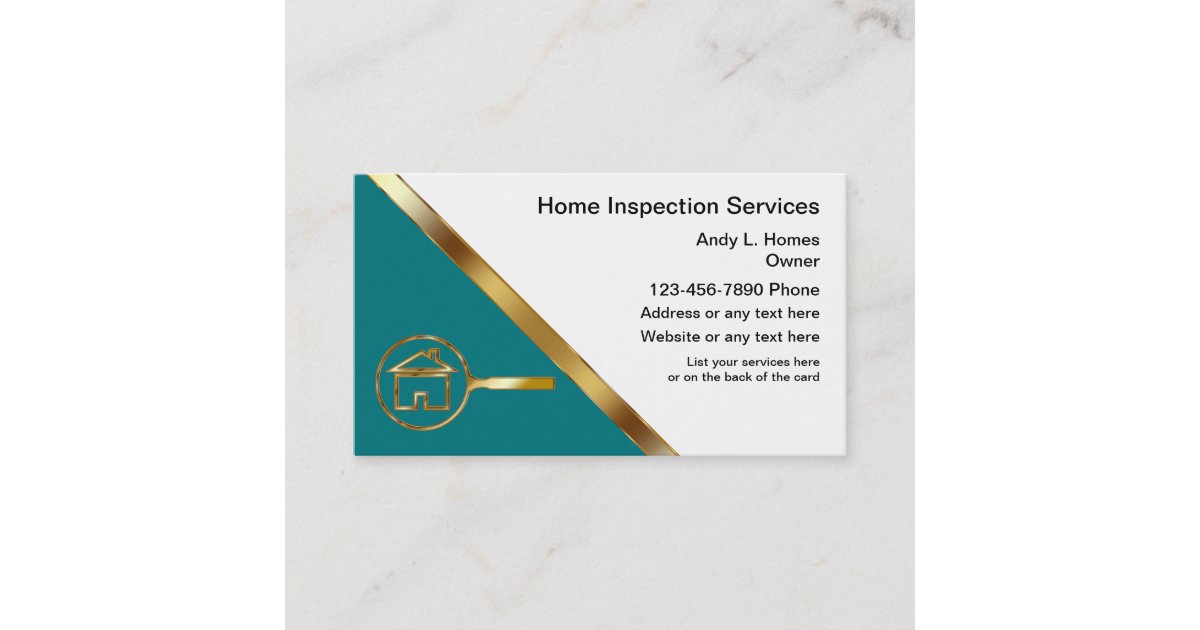 Home Inspection Business Cards | Zazzle