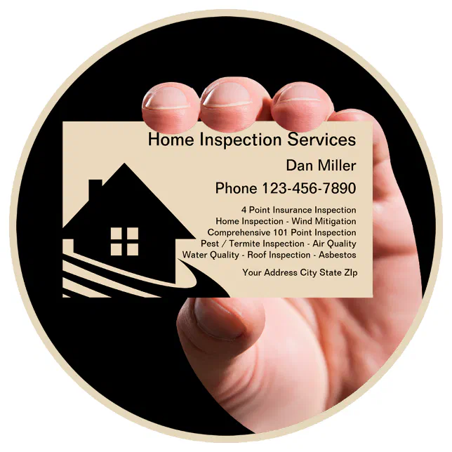 Home Inspection Services Business Cards | Zazzle