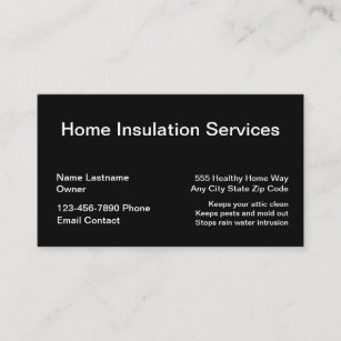 Insulation Business Cards - Business Card Printing | Zazzle