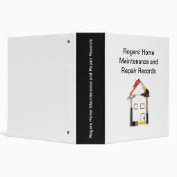 Home Maintenance and Repair Binder | Zazzle