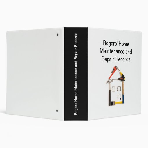 Home Maintenance and Repair Binder | Zazzle