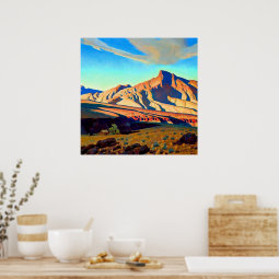 “Home of the Desert Rat” by Maynard Dixon Poster | Zazzle