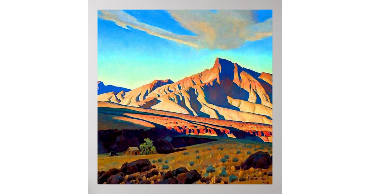 “Home of the Desert Rat” by Maynard Dixon Poster | Zazzle