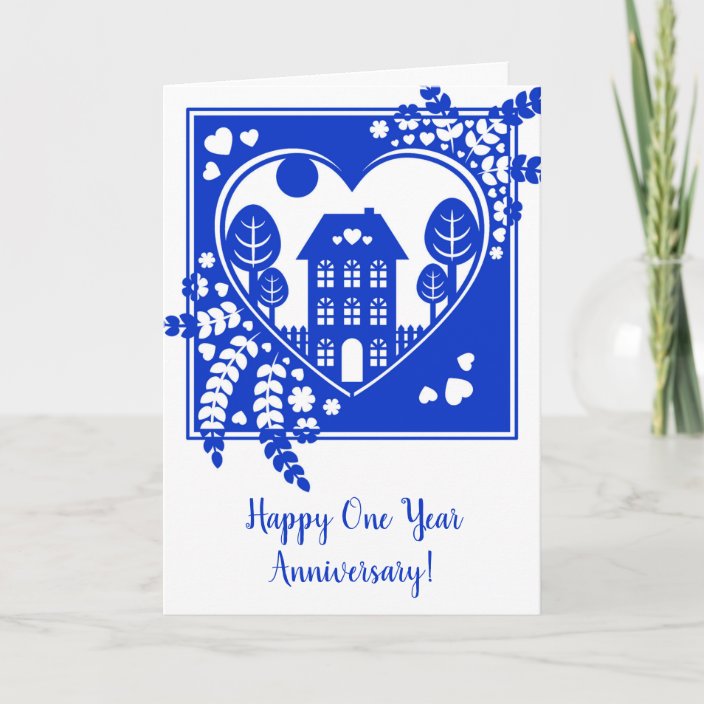 Home One Year Anniversary Card | Zazzle.com