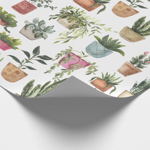 Home Plants Wrapping Paper | Zazzle