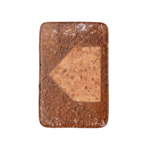 Home plate bath mat | Zazzle