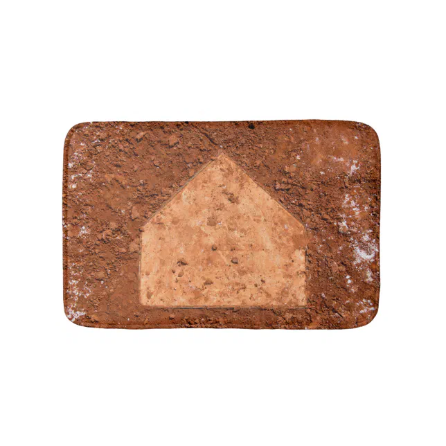 Home plate bath mat | Zazzle