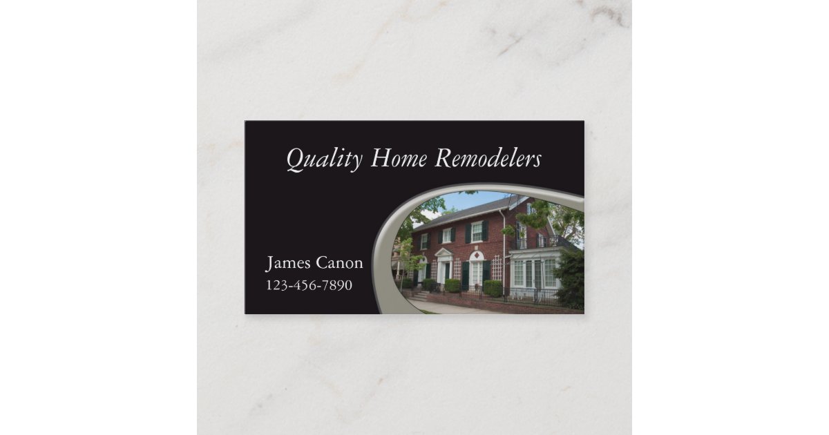 Home Remodeling Business Card | Zazzle