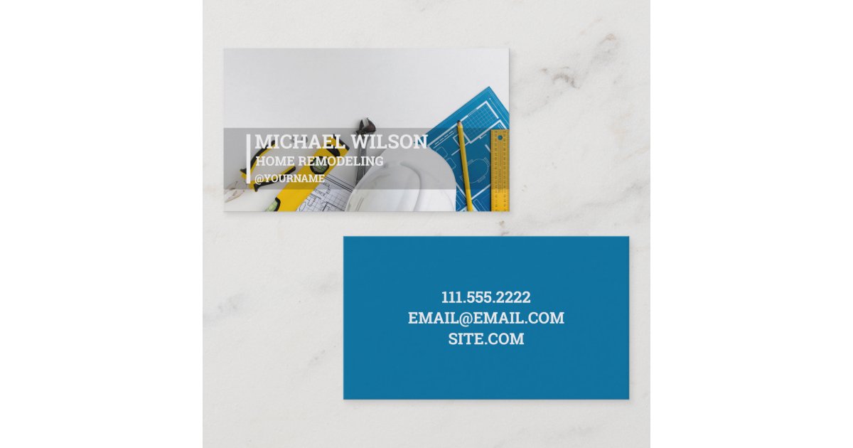 Home Remodeling Business Card | Zazzle