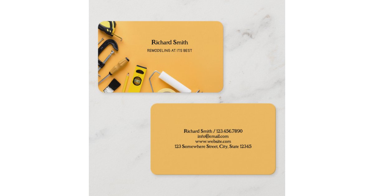 Home Remodeling Business Card | Zazzle