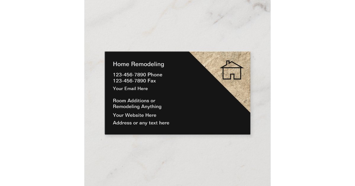 Home Remodeling Business Cards | Zazzle.com