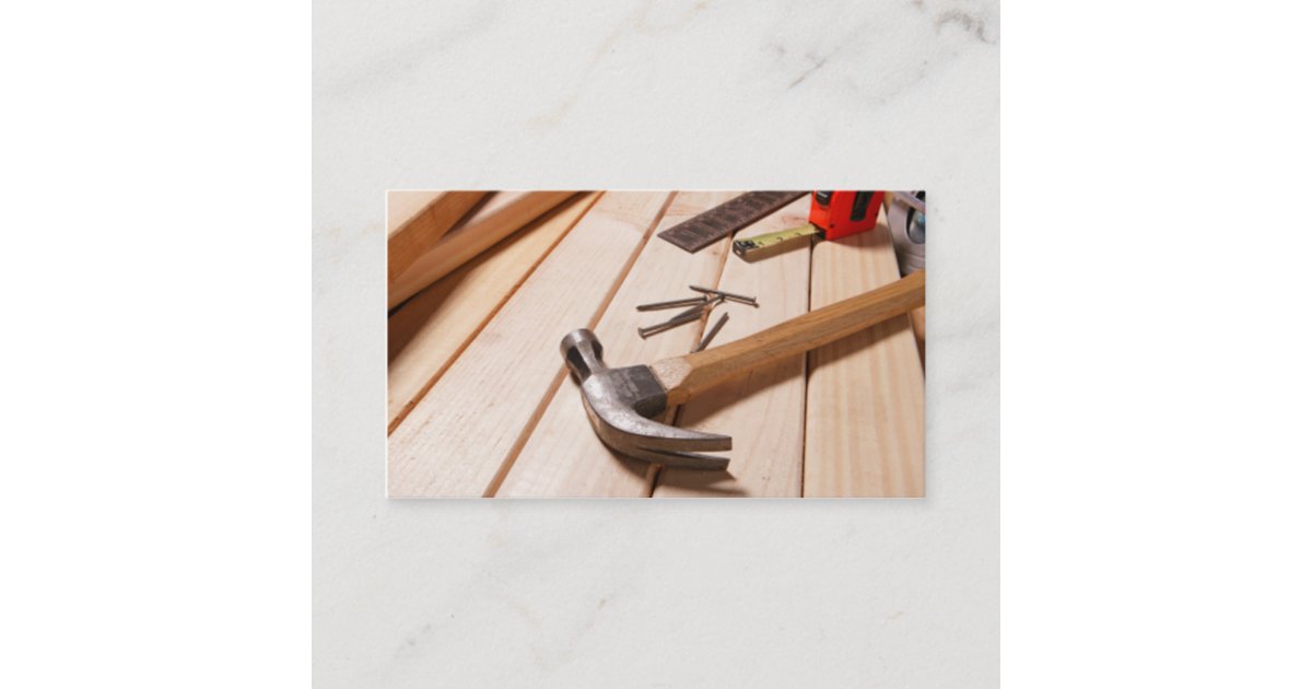 Home Remodeling/Carpentry Business Card | Zazzle