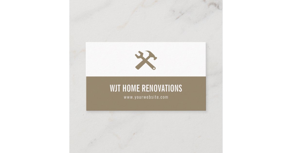 Home Remodeling Renovation Business Card | Zazzle