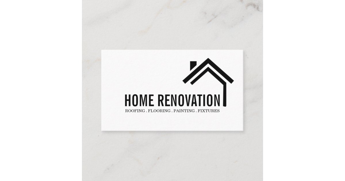 Home Remodeling Renovation Construction Business Card | Zazzle