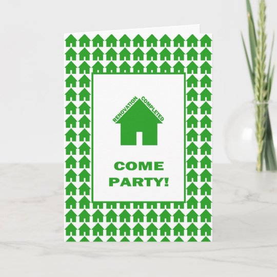 Home Renovation Complete Party Invitation | Zazzle.com