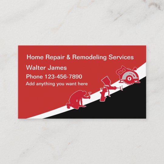 Home Repair And Maintenance Business Card | Zazzle.com