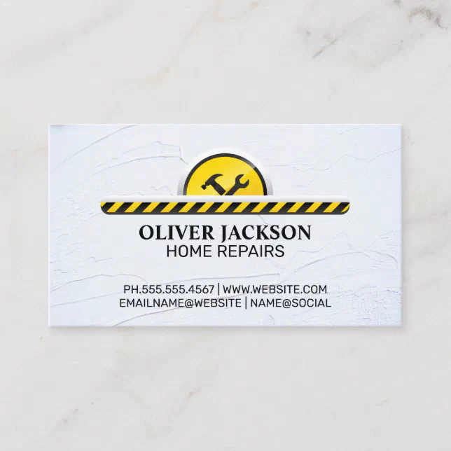 Home Repair | Construction Hardware Tools Business Card | Zazzle