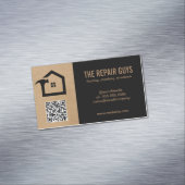 Home Repair | Handyman | Construction | QR Code Business Card Magnet ...