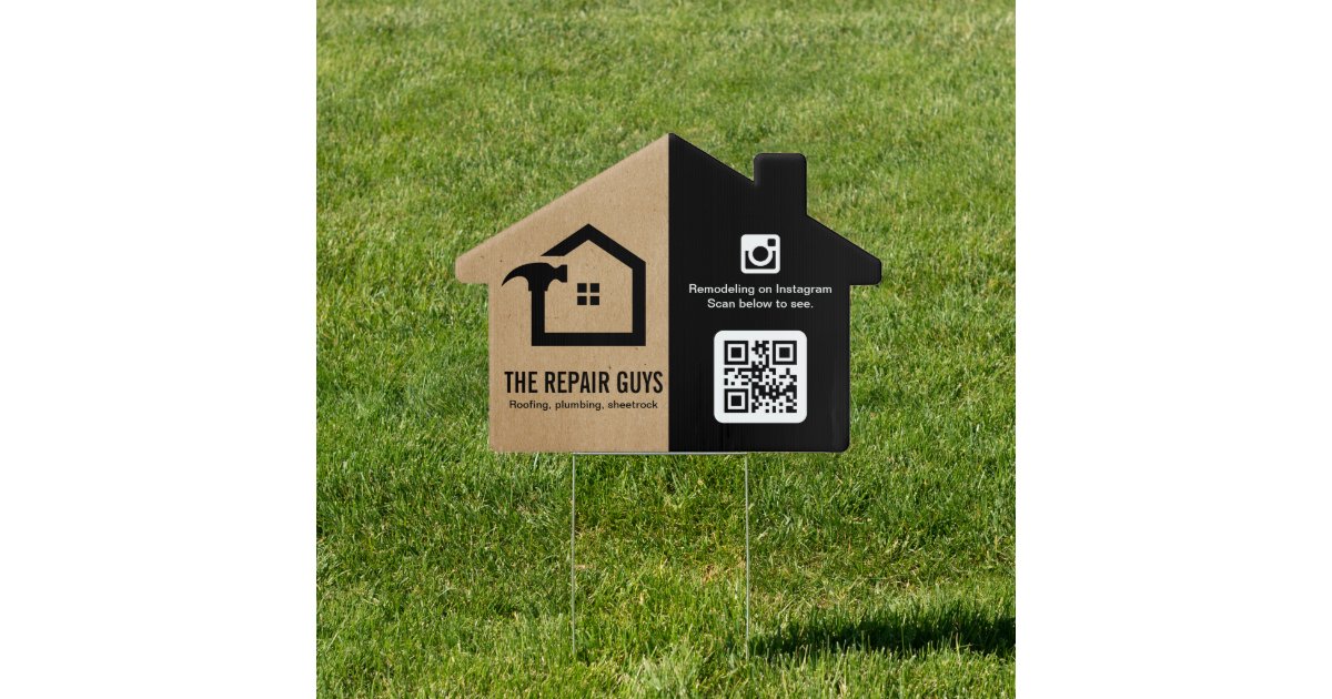 Home Repair | Handyman | Construction Sign | Zazzle