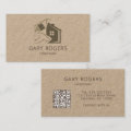 Home Repair Handyman QR Code Business Card | Zazzle