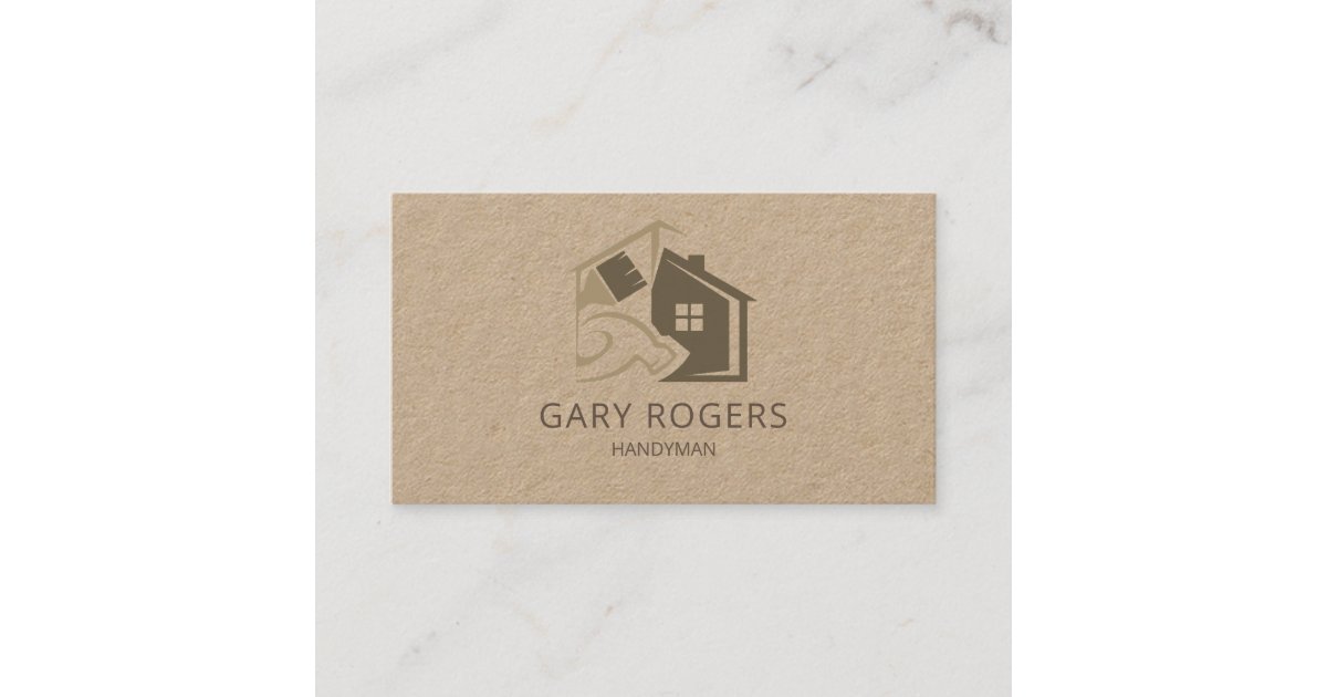 Home Repair Handyman QR Code Business Card | Zazzle