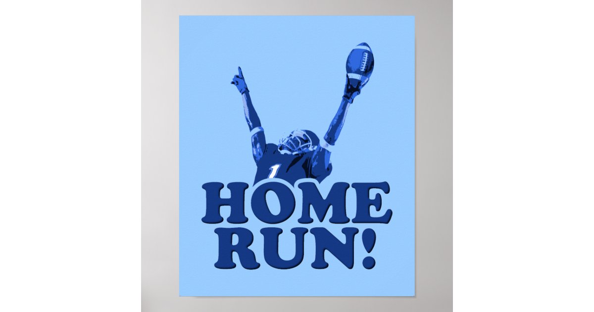 Home Run Poster | Zazzle
