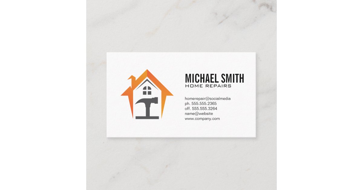 Home Services Repair | Property Management Business Card | Zazzle