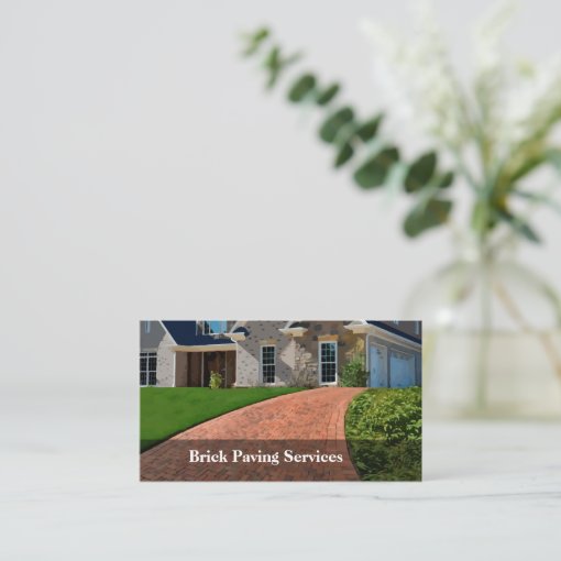 Home Services Two Side Business Card Template | Zazzle