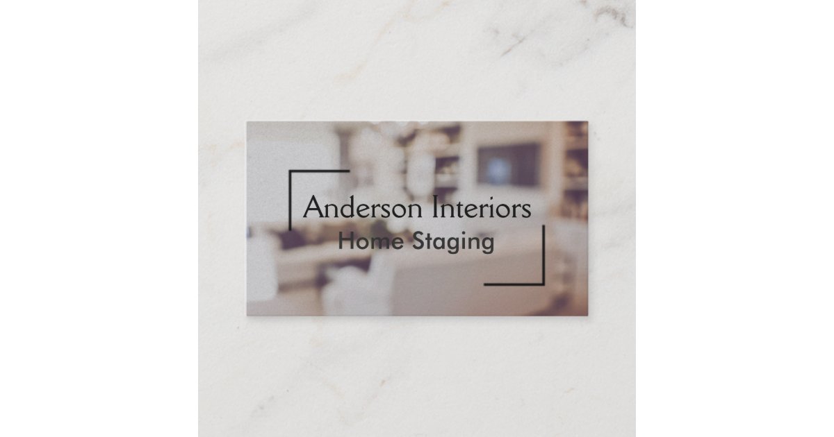 Home Staging Business Card | Zazzle