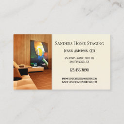 Home Staging or Interior Design Business Card | Zazzle