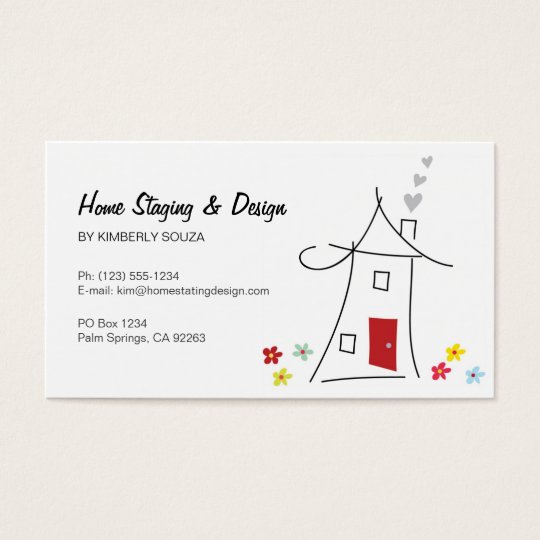 Home Staging / Real Estate Business Cards | Zazzle.com