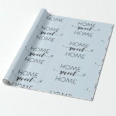 Home Sweet Home HouseWarming Gift Wrapping Paper | Zazzle