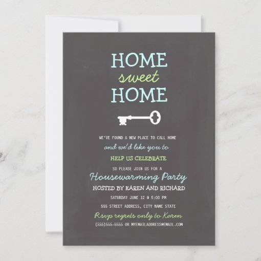 Home Sweet Home Housewarming Invite | Zazzle