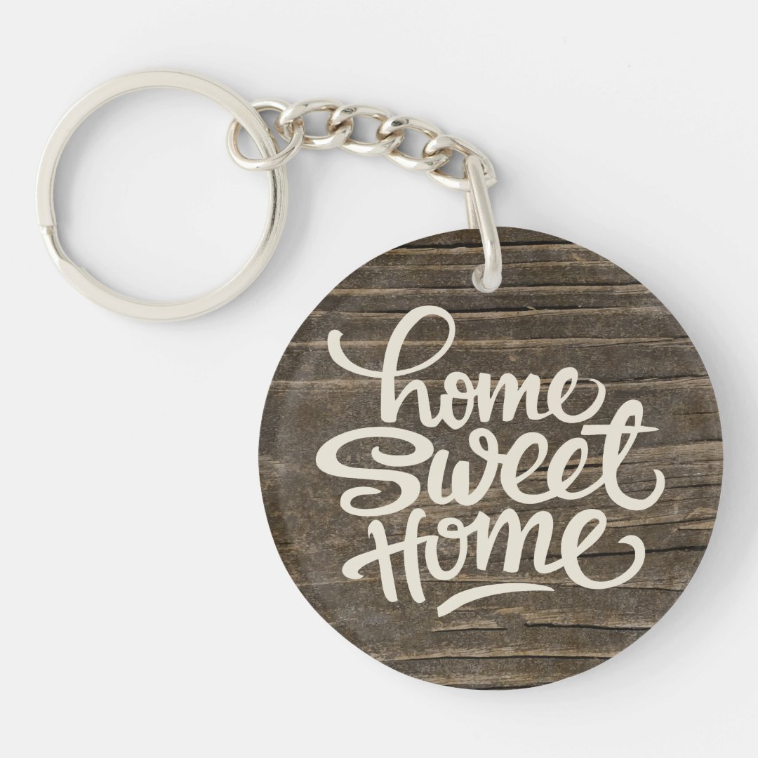Home Sweet Home Keychain | Zazzle