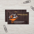 Home Wheelbarrow Repair Tools On Timber Business Card | Zazzle